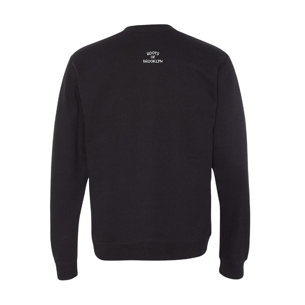 Basic Signature Black Crew Neck sweater – ROOTS OF BROOKLYN